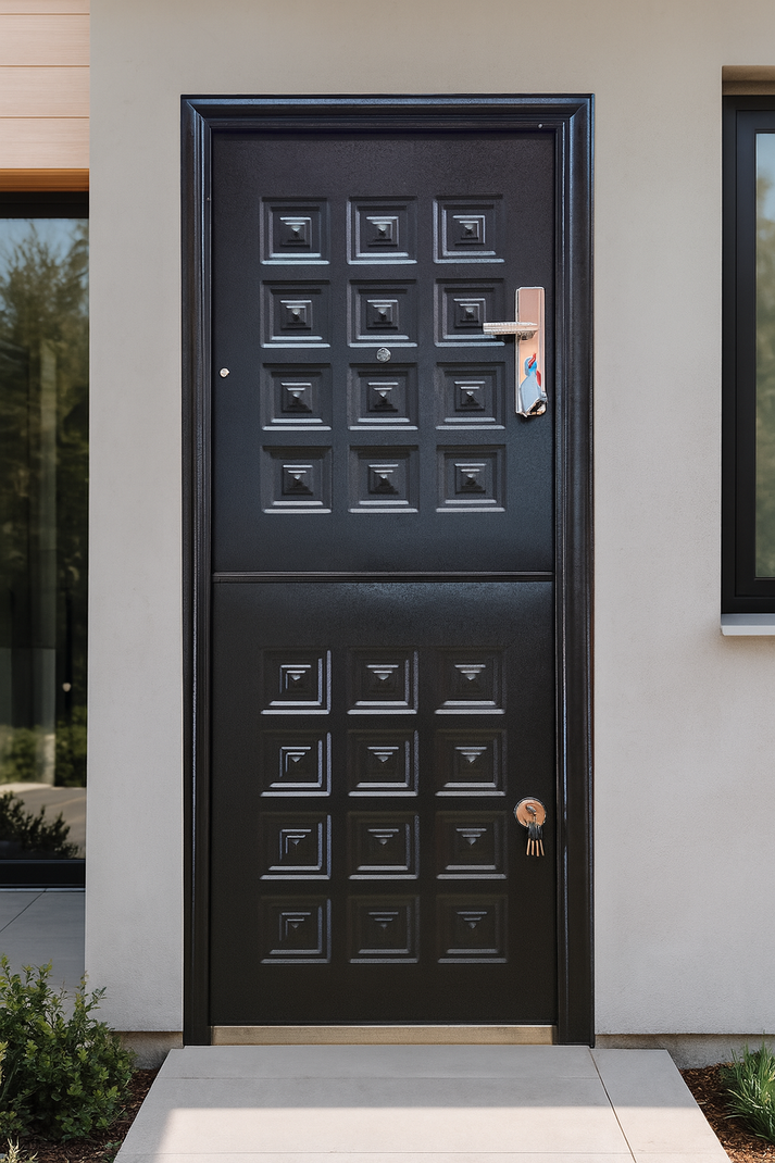 Entry+ Stable Security Door | Golden Brown | Door King SA – Doorking